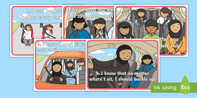 Car Safety Display Posters (teacher made)