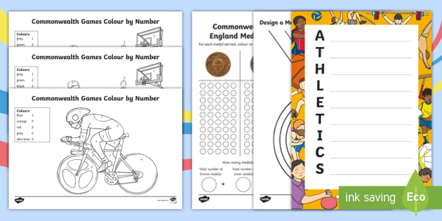 Kindergarten The Commonwealth Games Activity Pack