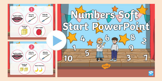 Numbers Soft Start PowerPoint (teacher made)