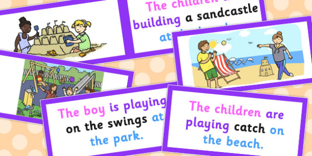 Picture Description Cards (teacher made)