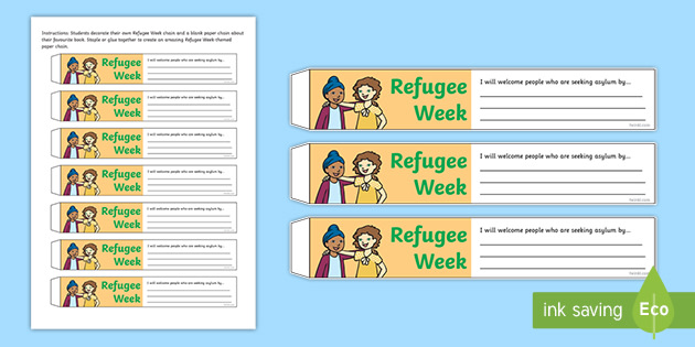 Refugee Week Paper Chain (teacher made)