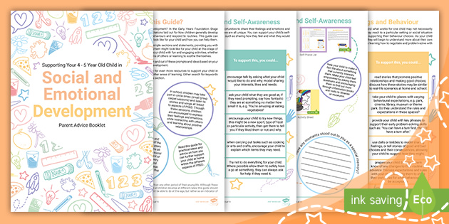 A Parent Guide to Social and Emotional Development for Ages 4 - 5