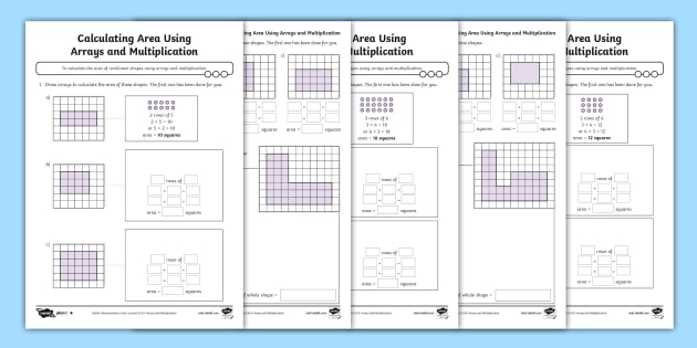 👉 Arrays and Multiplication Differentiated Activity Sheets