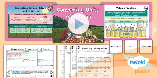 Year 6 Convert between Standard Units PlanIt Maths Lesson 3