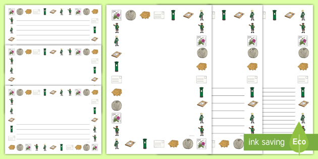 The Post Office Aistear Page Border Pack (teacher made)