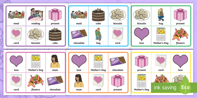 Mother's Day Bingo (teacher made)