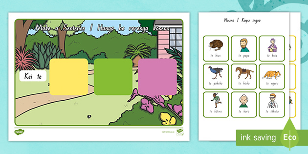 Māori Sentence Structure | Te Reo Māori Activity Pack