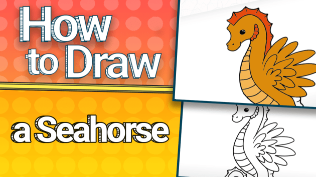 How to Draw a Seahorse | Twinkl Kid's TV (teacher made)