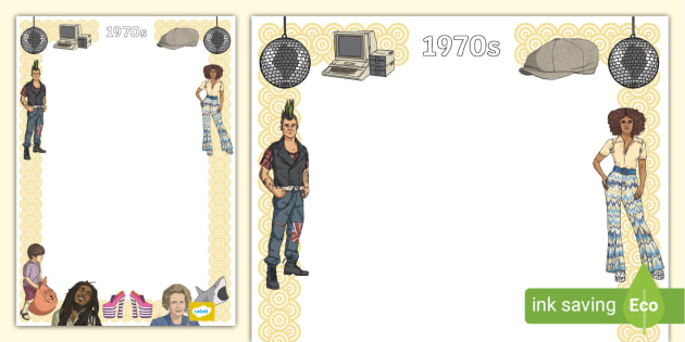 1970s Poster Template (Teacher-Made)