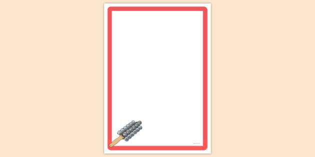 FREE! - Sleigh Bells Page Border | Page Borders | Twinkl