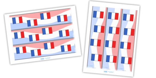 FREE! - French Display Borders - KS1 Display Resources