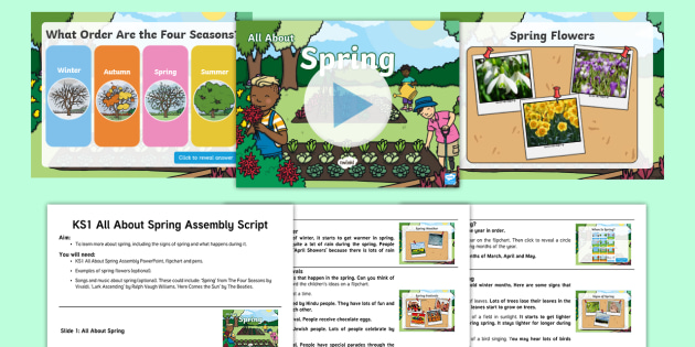 All About Spring KS1 Assembly Pack (teacher made)