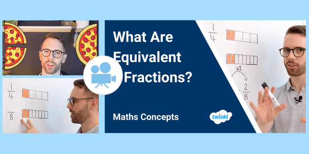 Equivalent Fractions Videos | twinkl.com.au