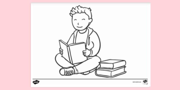 FREE! - Reading Colouring Sheet | Colouring Sheets