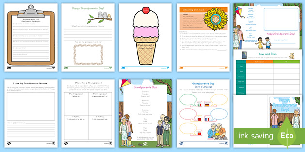 Grandparents Day Activity Pack | Kindergarten to 2nd Grade