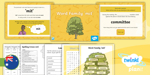 Year 6 Spelling: Word Families Lesson 3