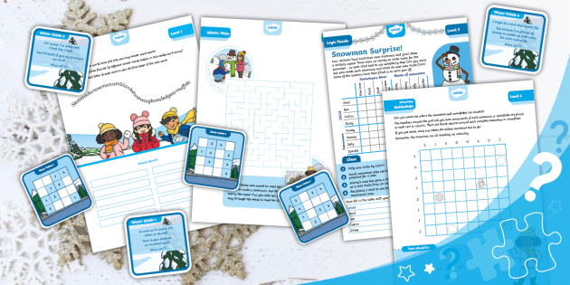 FREE! - The Ultimate Winter Puzzle Pack - Twinkl Puzzled - Kids
