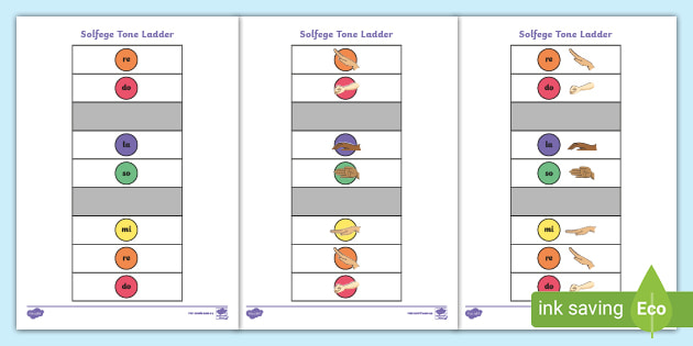 Solfege Tone Ladder (Teacher-Made)