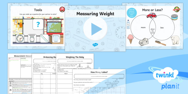 PlanIt Maths Y1 Measurement Lesson Pack Measuring Weight (1)