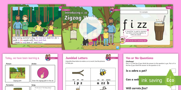 'z' and 'zz' Phoneme Lesson Plan - Level/ Phase 3 Wk2L2 - Twinkl Phonics 'z' and 'zz' Phoneme Lesson Plan - Level/ Phase 3 Wk2L2 - Twinkl Phonics