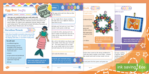 Egg Box Crafts | twinkl.co.uk