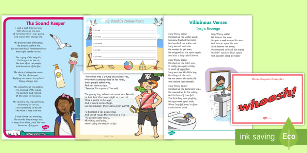 * NEW * Free KS1 Poetry Taster Resource Pack - poem, ks1 poetry