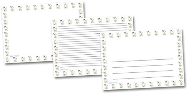 FREE! - Baby Goat Kid Landscape Page Borders- Landscape Page Borders