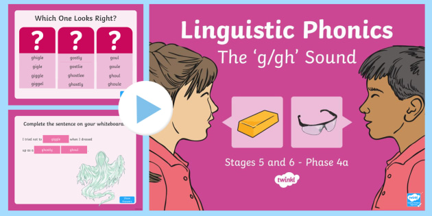gh Words that Sound Like g Phonics PowerPoint - Resources