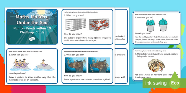 Number Bonds within 20 Addition and Subtraction Maths Mastery Challenge ...