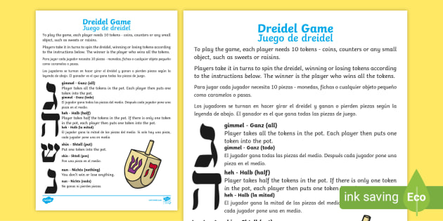 Hanukkah Dreidel Games | twinkl.com.au
