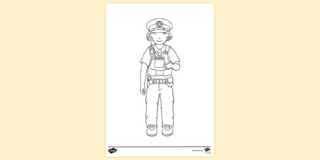 FREE! - Garda Colouring Sheet Colouring | Colouring Sheets