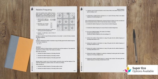GCSE Maths | Relative Frequency Puzzle | Beyond