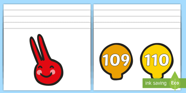 101 to 200 on Caterpillar Number Line (teacher made)