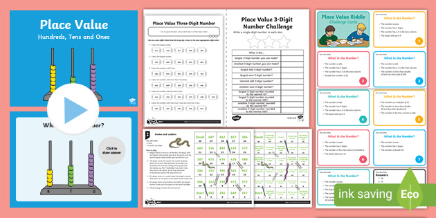 Maths First/Second Class Place Value Pack 2 (teacher made)