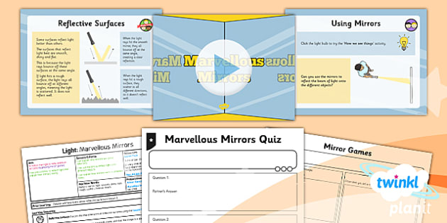 Marvellous Mirror Lesson Pack | Year 3 | Science