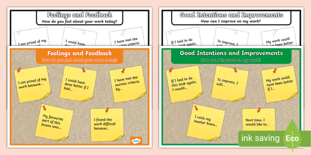 CfW: Feedback and Feed Forward Classroom Posters