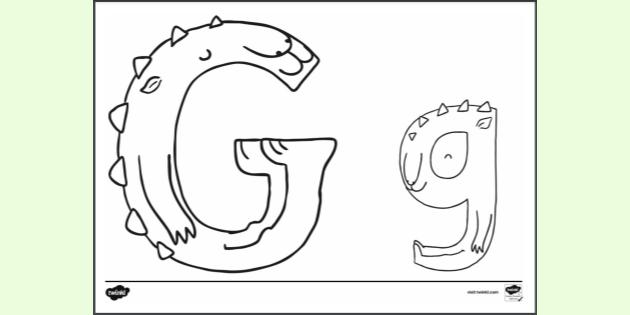 FREE! - Letter G Colouring | Colouring Sheets (teacher made)