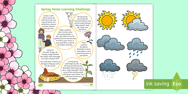 Spring Home Learning Challenge | Twinkl Teaching Resources
