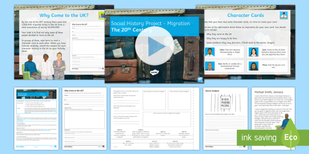 Social History Project Lesson 4: The 20th Century Lesson Pack