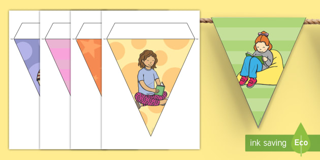 👉 Reading Library Display Bunting