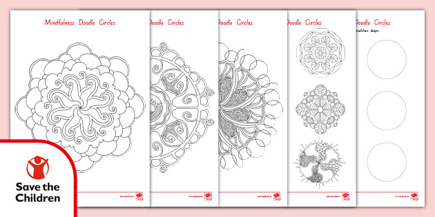 FREE! - A Month of Mindfulness: Years 4-6 Doodle Circles