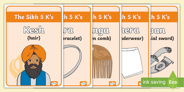 The 5 Ks (Sikhi) Posters (teacher made)