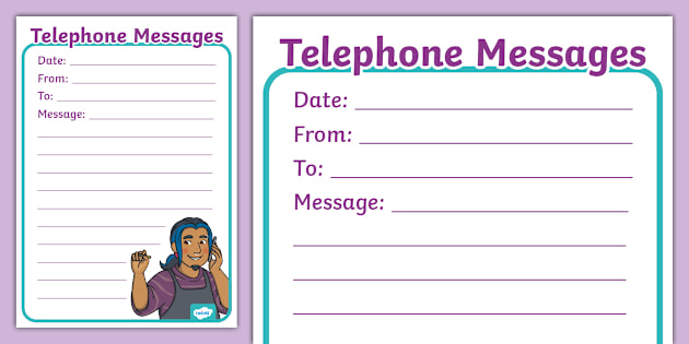 Phone Message Template Printable 20+ Printable Call Log Templates