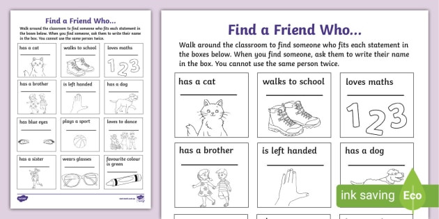 Find a Friend (teacher made)