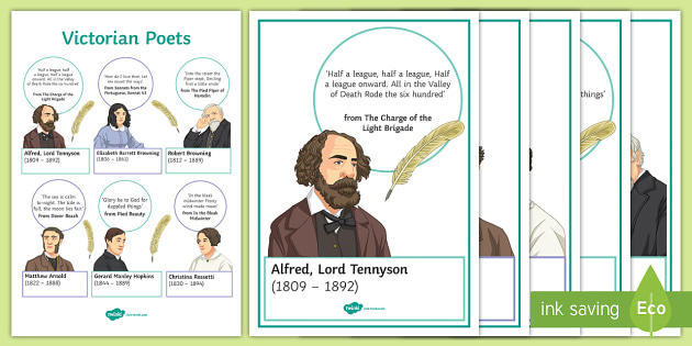 GCSE Victorian Poets Display Posters (teacher made)