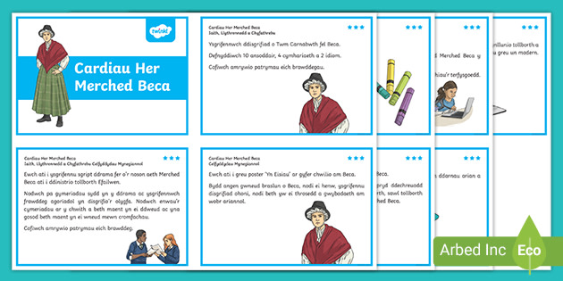 Cardiau Her Merched Beca (teacher made)