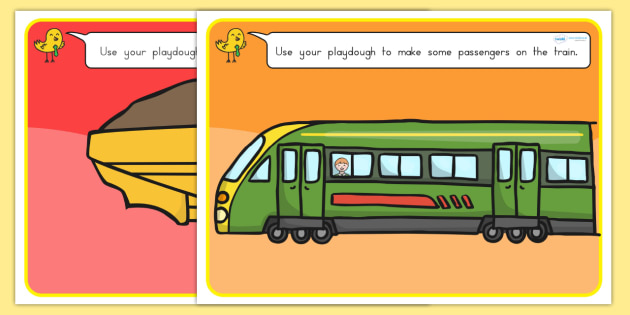 Transport Playdough Mats (teacher made)