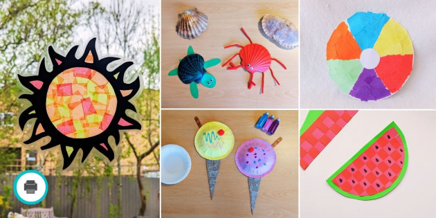 Summer Art For Preschoolers 40 Fun Summer Crafts And Activities To Do
