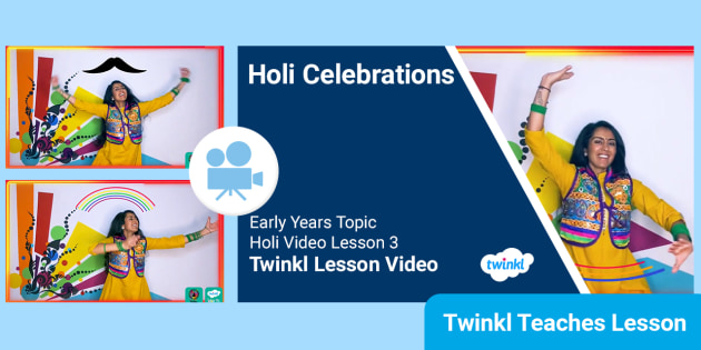 FREE! - Holi Dance Steps for EYFS Kids (teacher made)