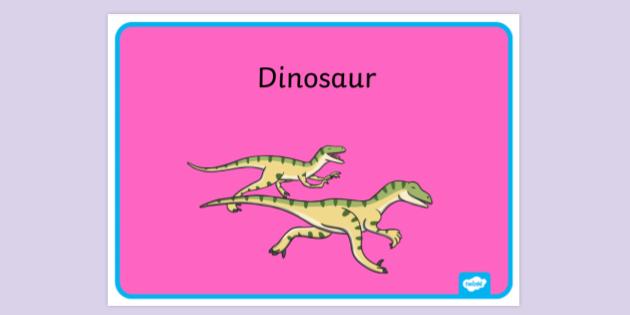 Dinosaur Poster PDF | Display Poster | Primary | Twinkl